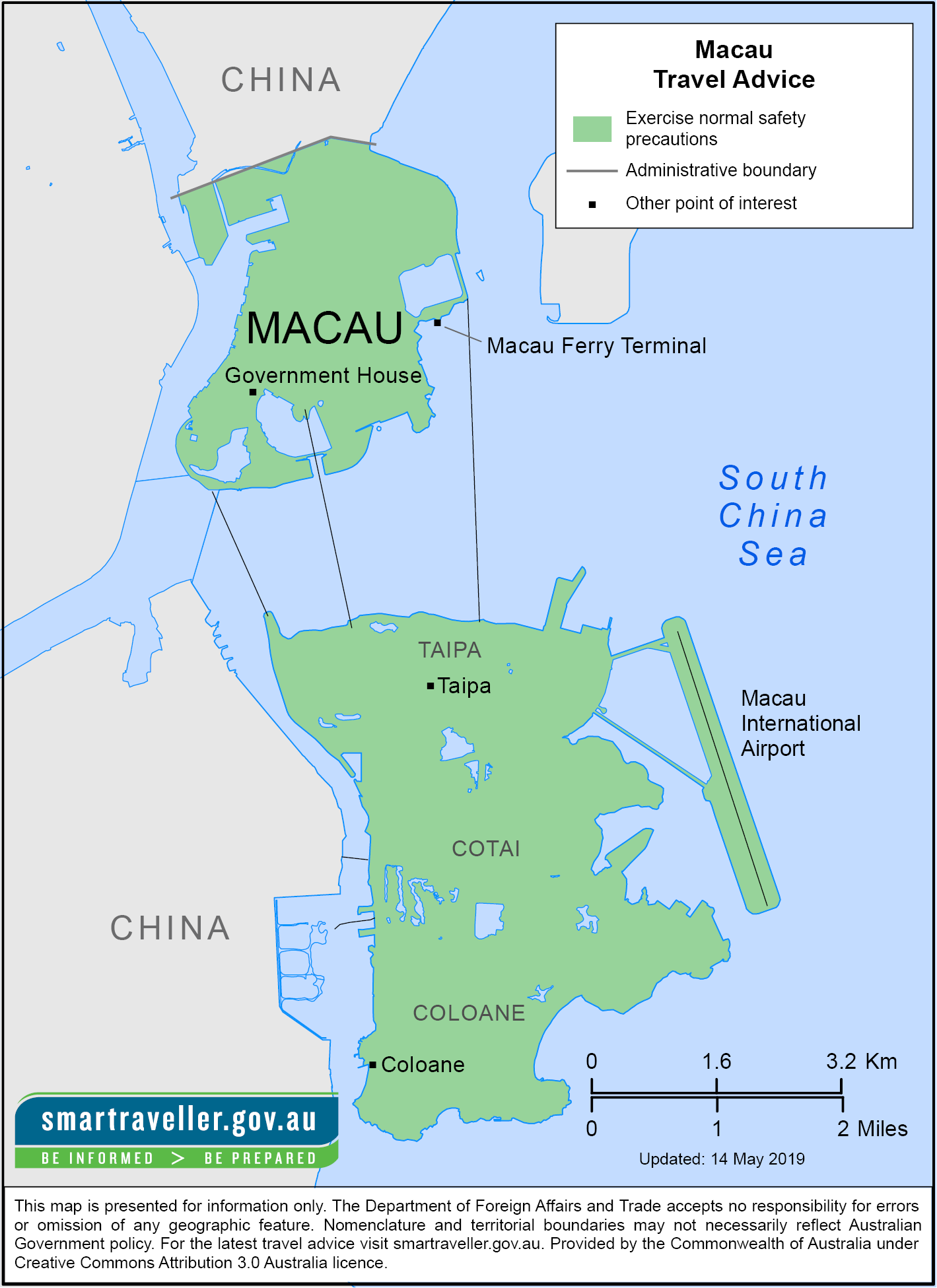 Macau Travel Advice & Safety | Smartraveller