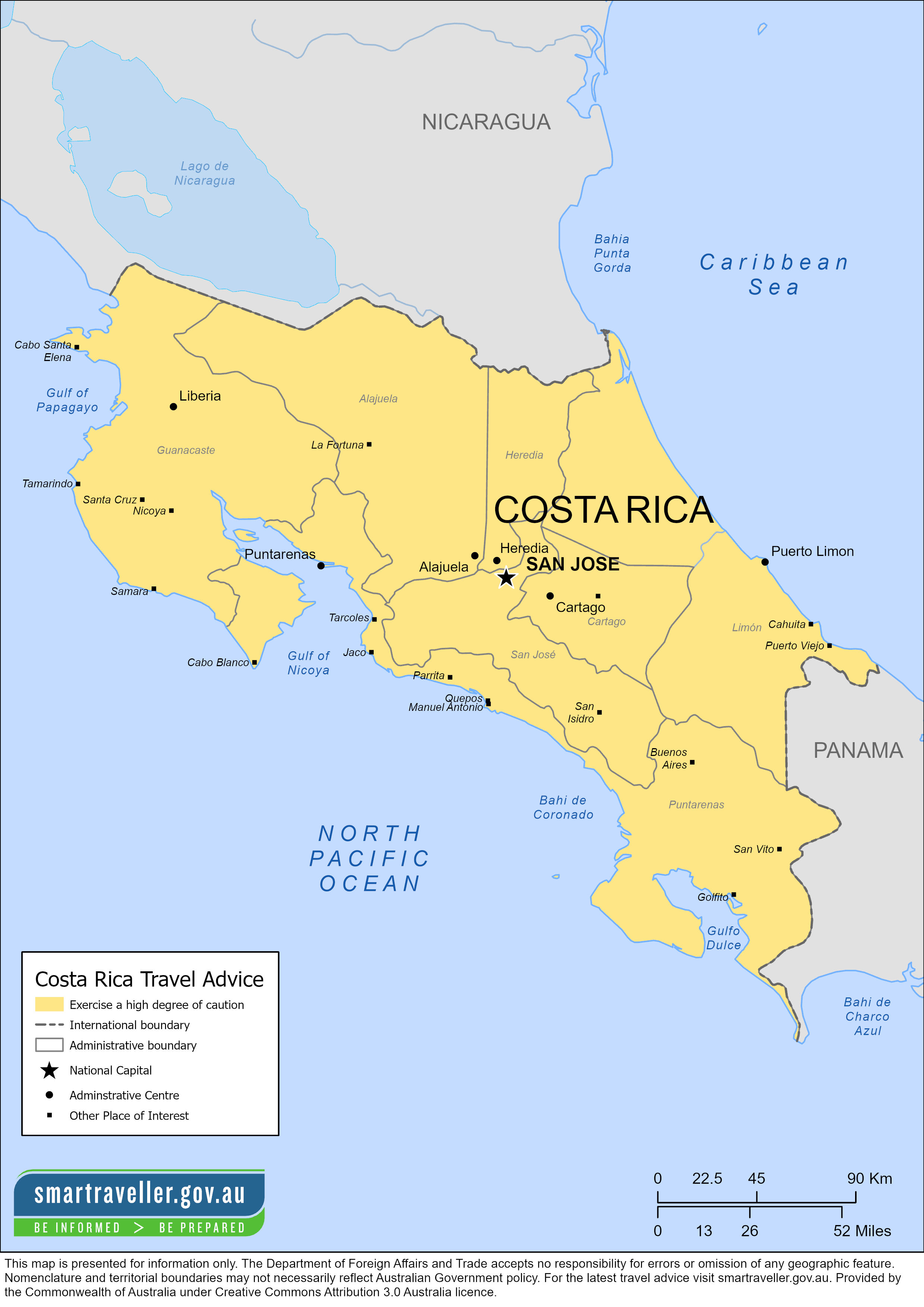 Costa Rica Travel Advice & Safety | Smartraveller