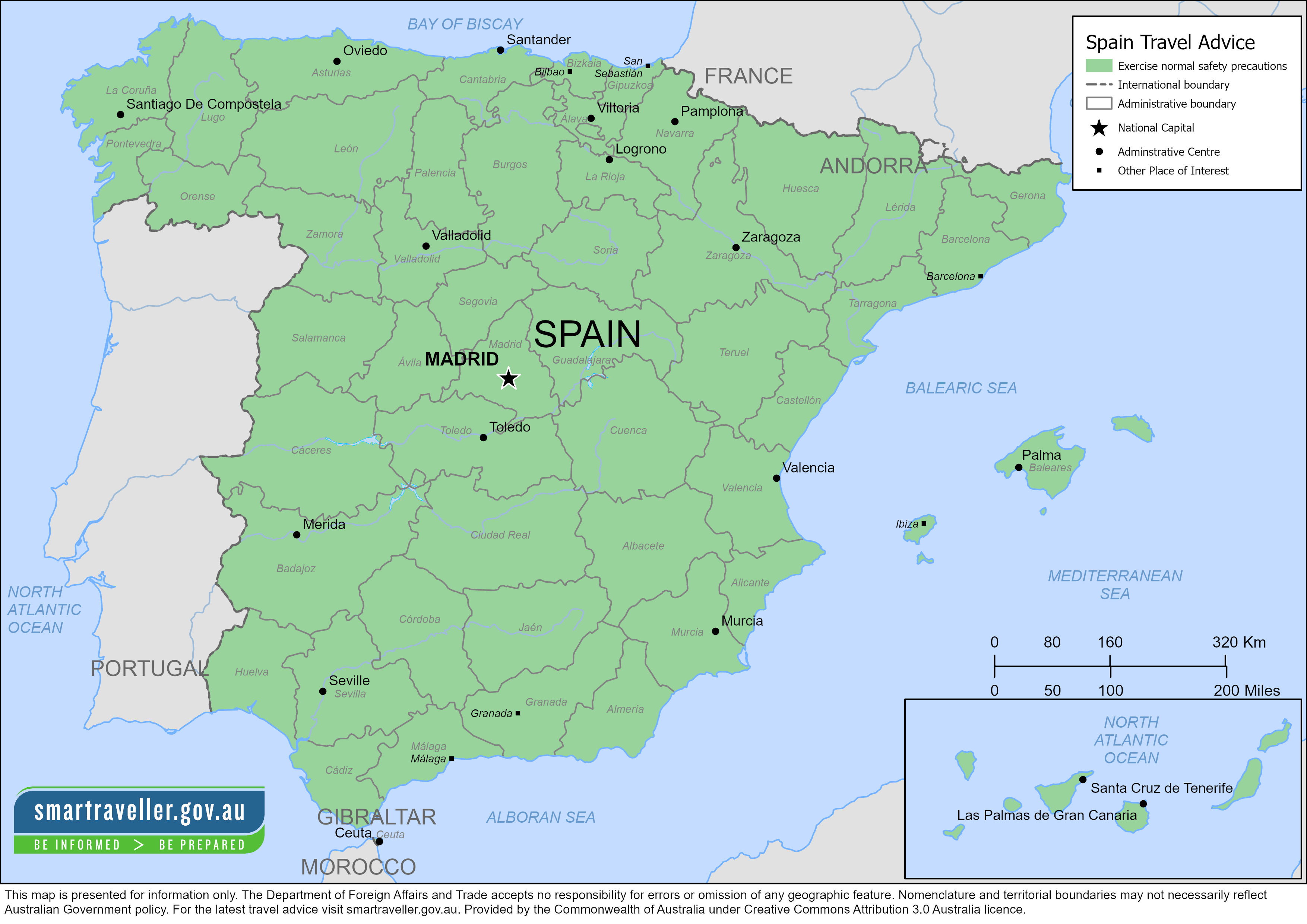 Spain Travel Advice & Safety | Smartraveller