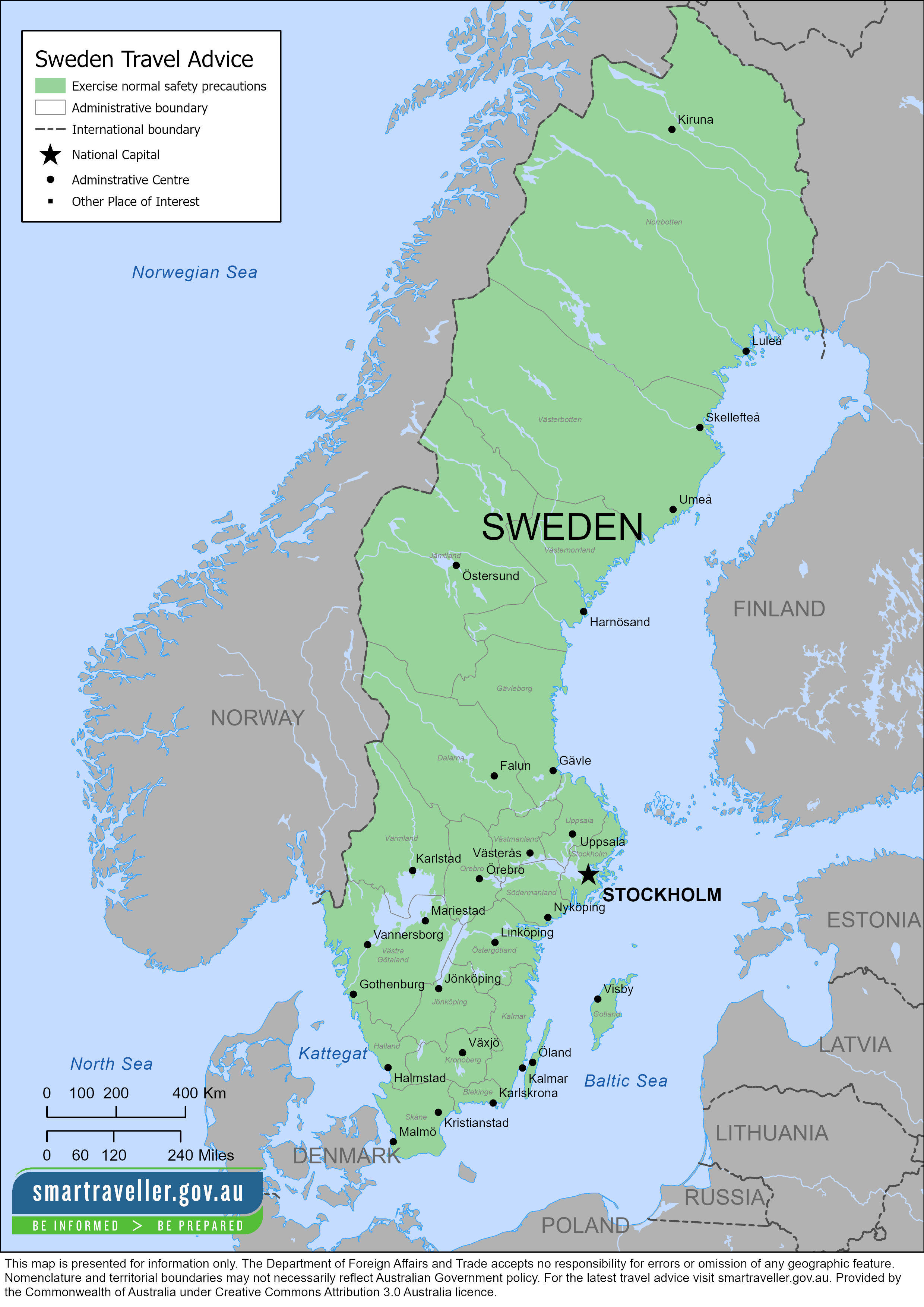 Sweden Travel Advice & Safety | Smartraveller