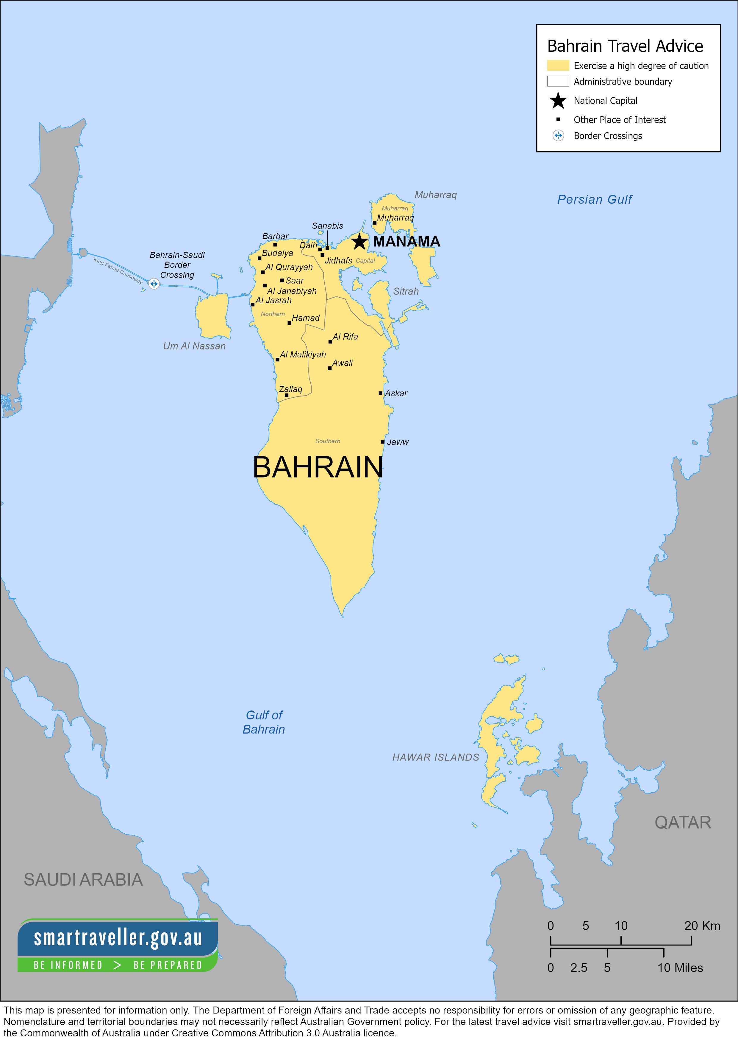 Bahrain Travel Advice & Safety | Smartraveller