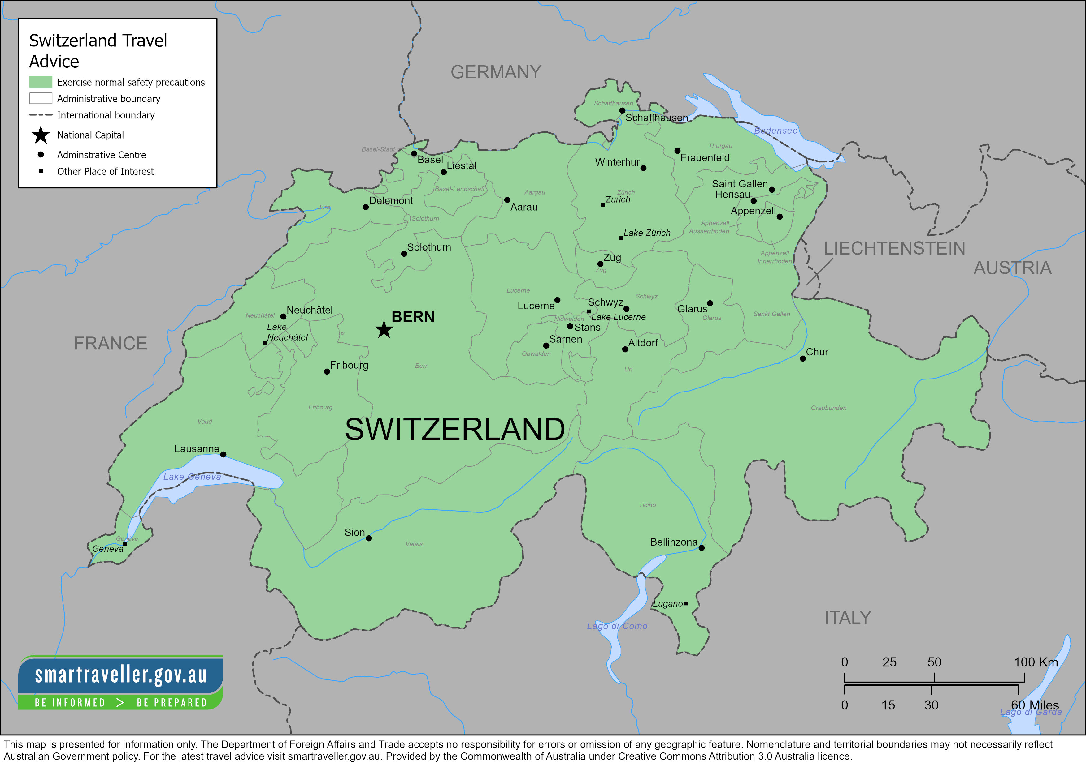 Switzerland Travel Advice & Safety | Smartraveller