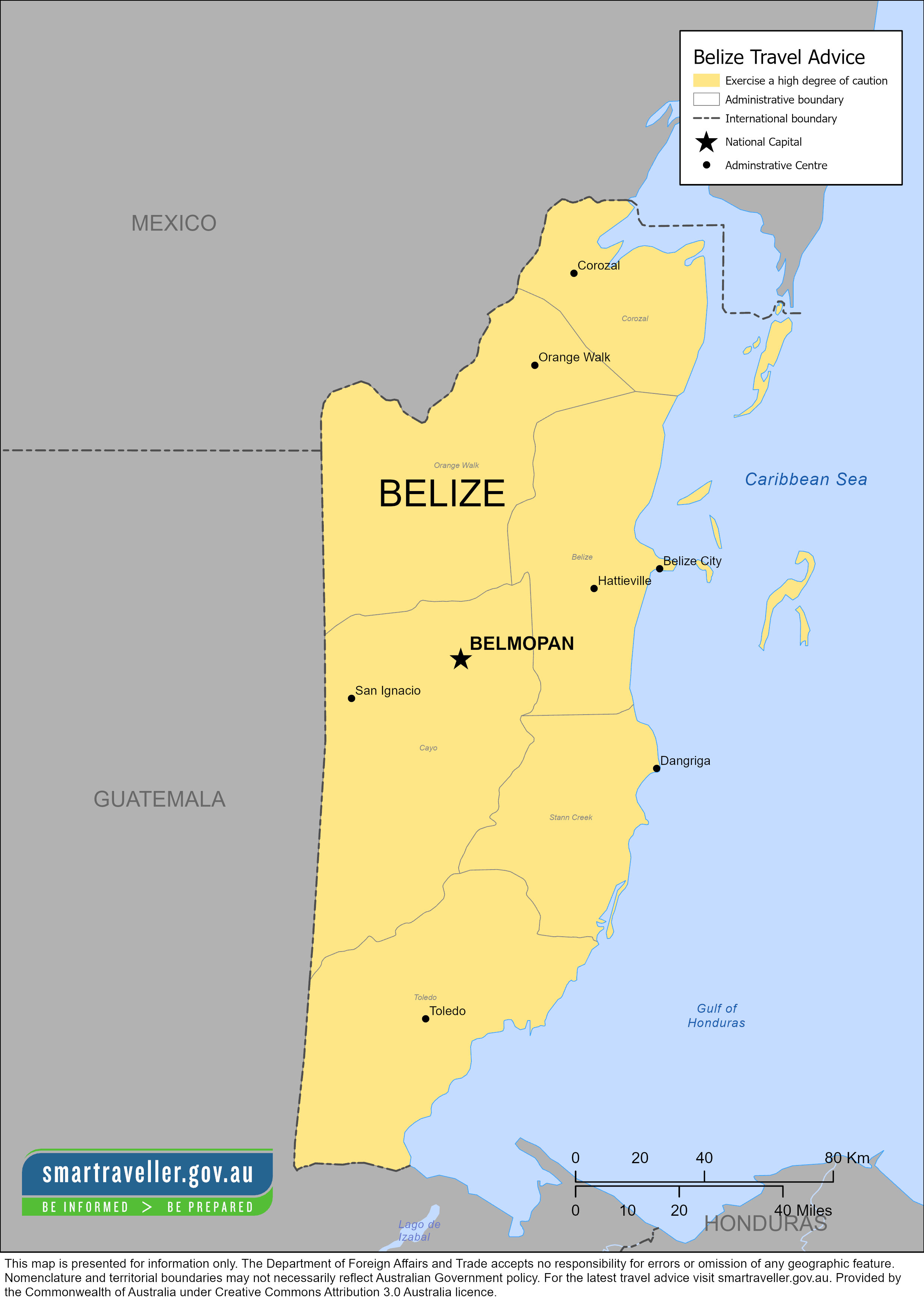 Belize Travel Advice & Safety | Smartraveller
