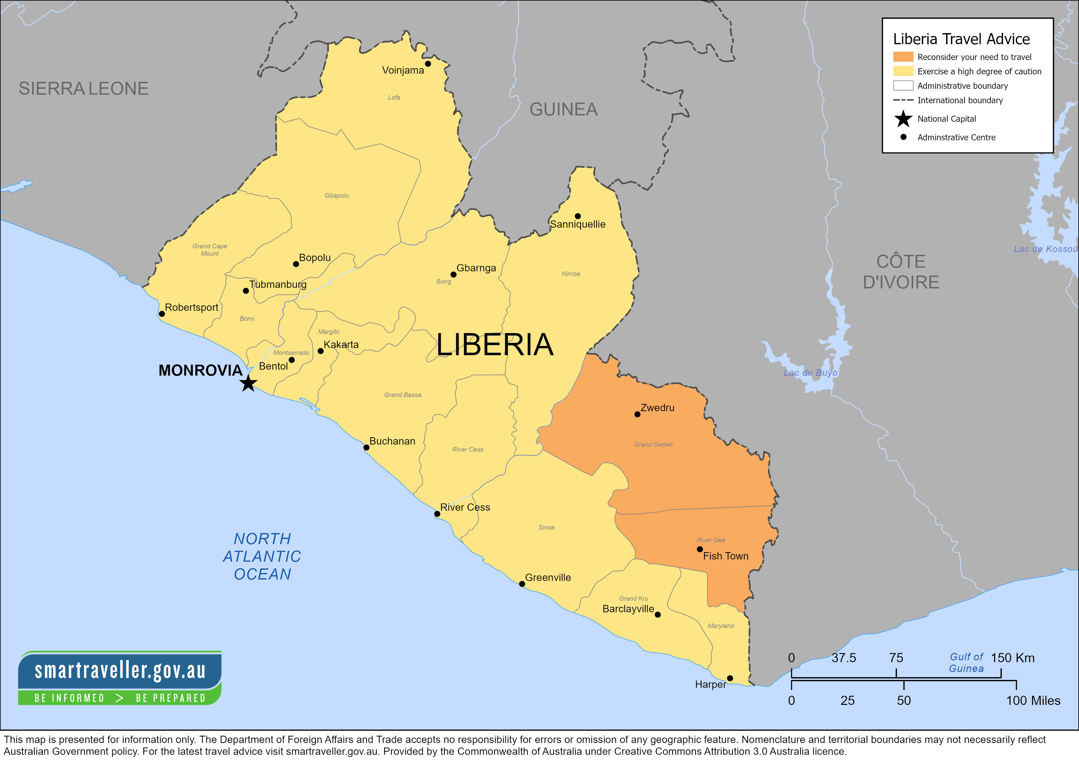 Liberia Travel Advice & Safety | Smartraveller