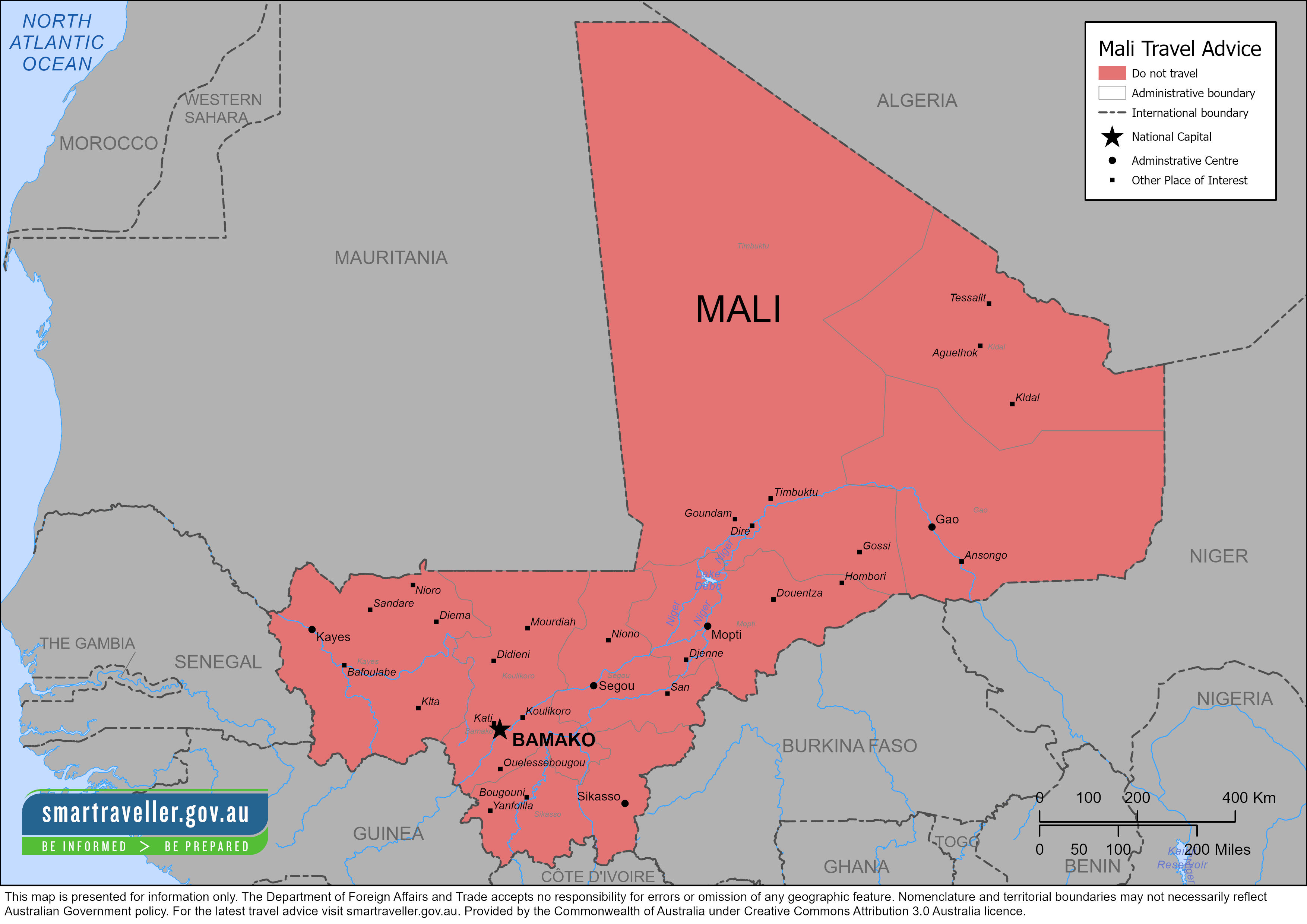 Mali Travel Advice & Safety | Smartraveller
