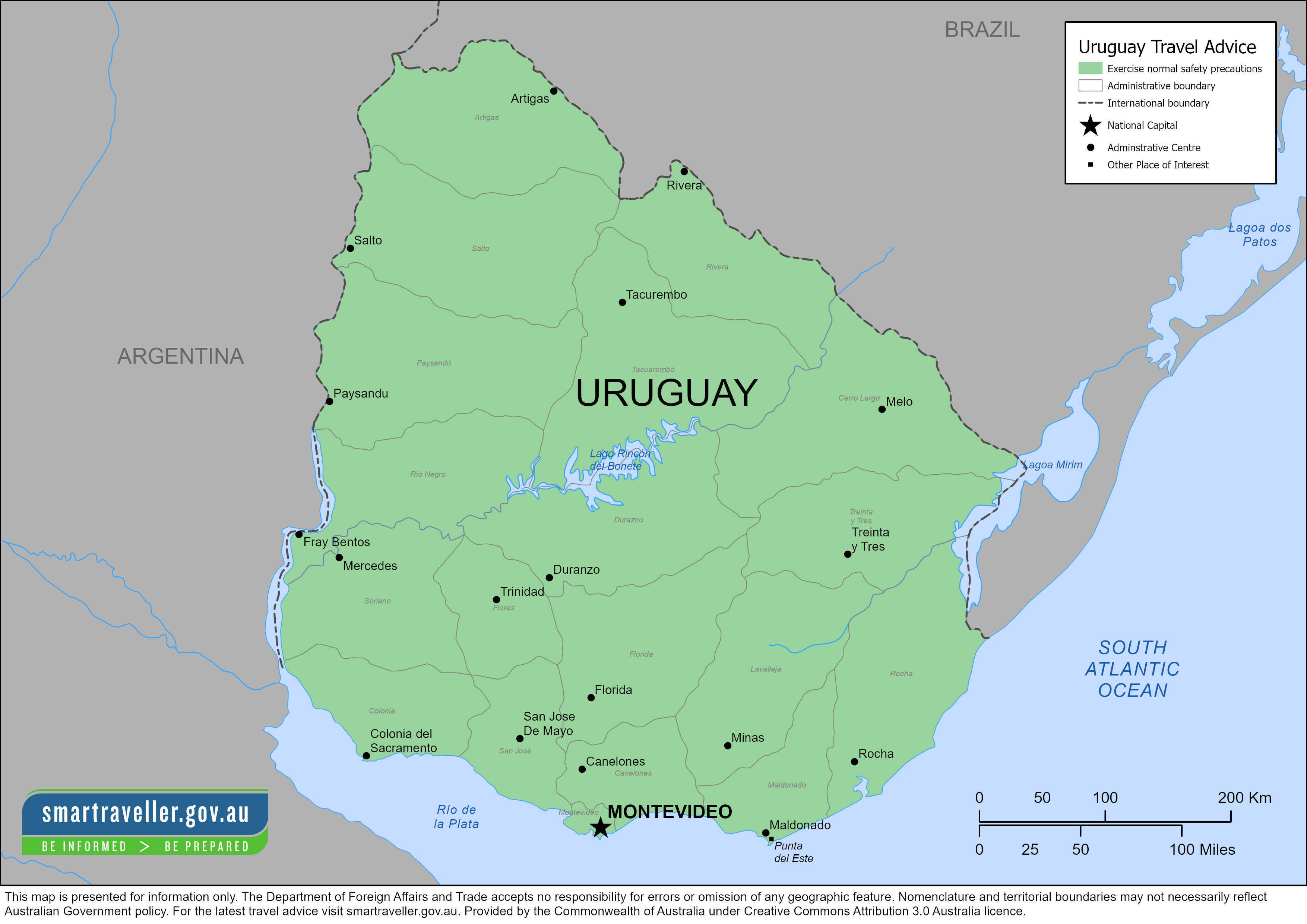 Uruguay Travel Advice & Safety | Smartraveller