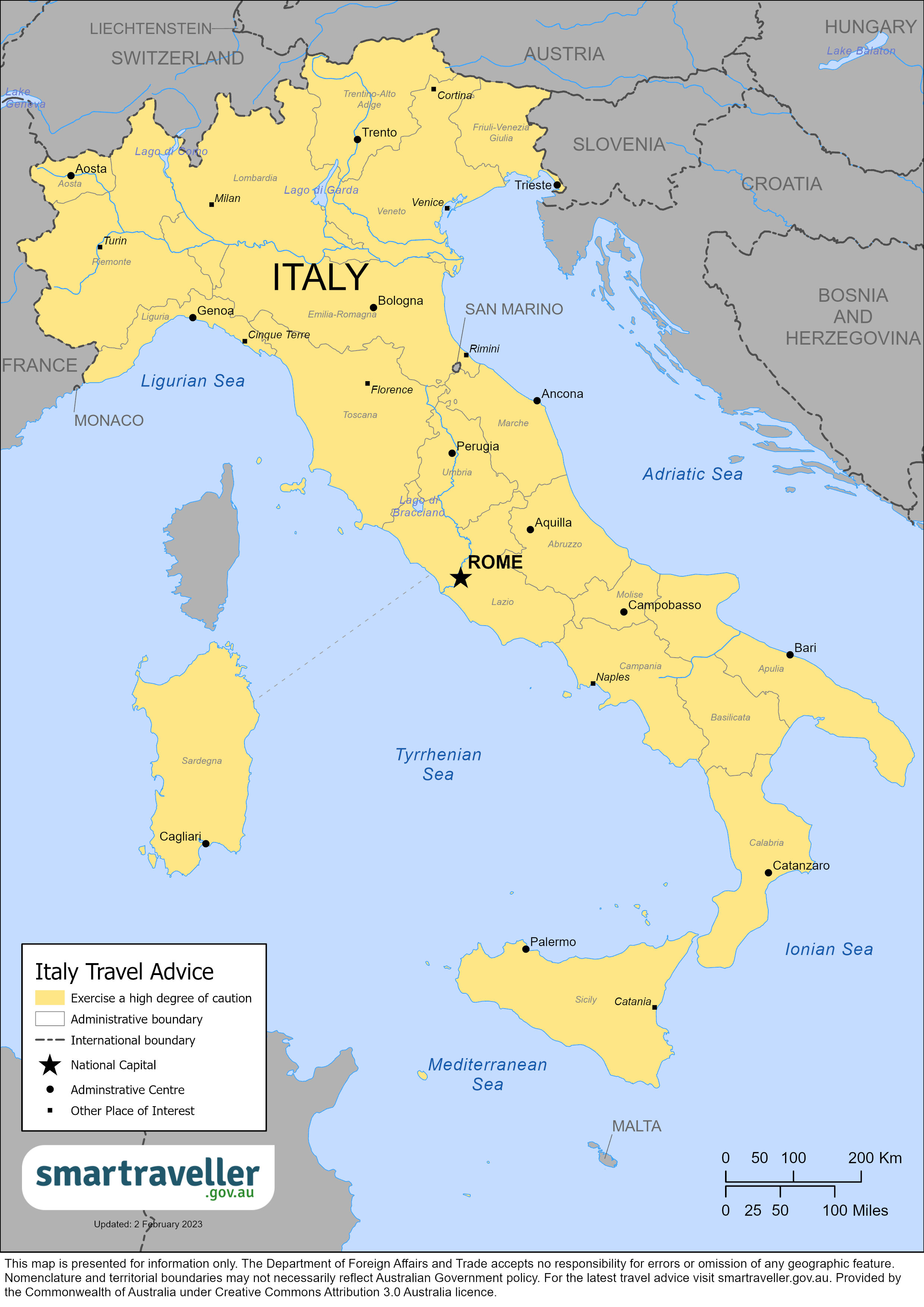 Can I See A Map Of Italy at Donna Bull blog